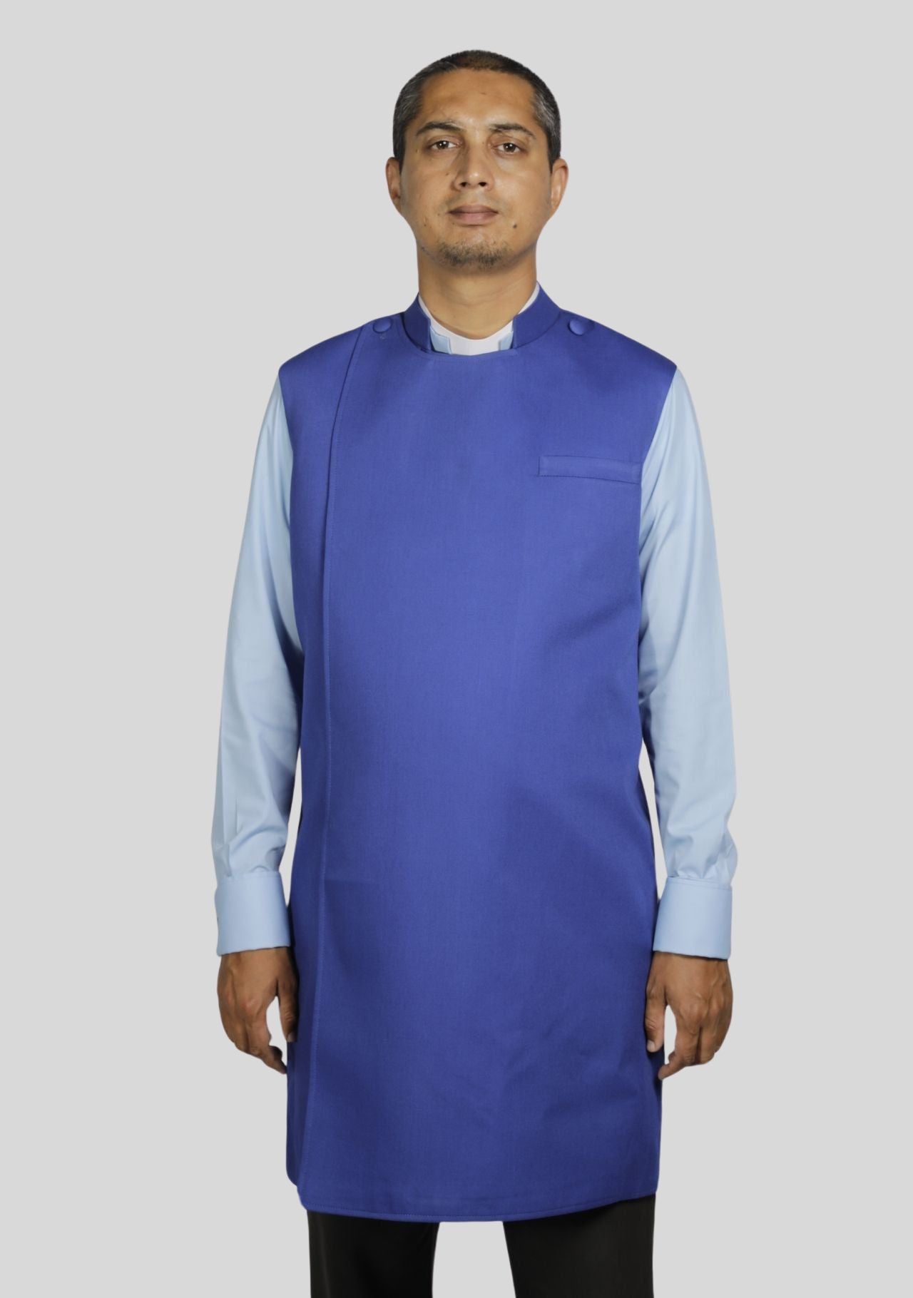 Pulpit Pinafore royal blue clerical apron | eClergys™