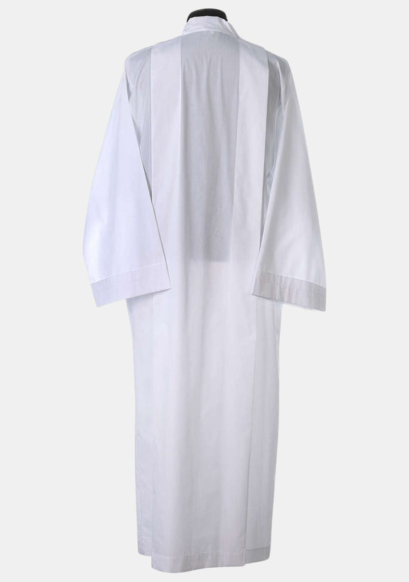 Alb for Priest with Double Pleat Feature | eClergy's Alb for Men – eClergys