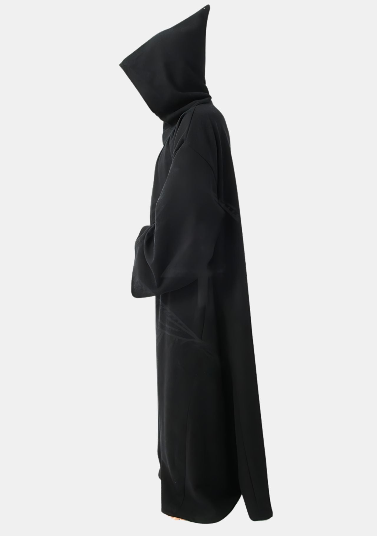 Practical eClergy's Black Monk Robe with Fixed Hood and Belt – eClergys