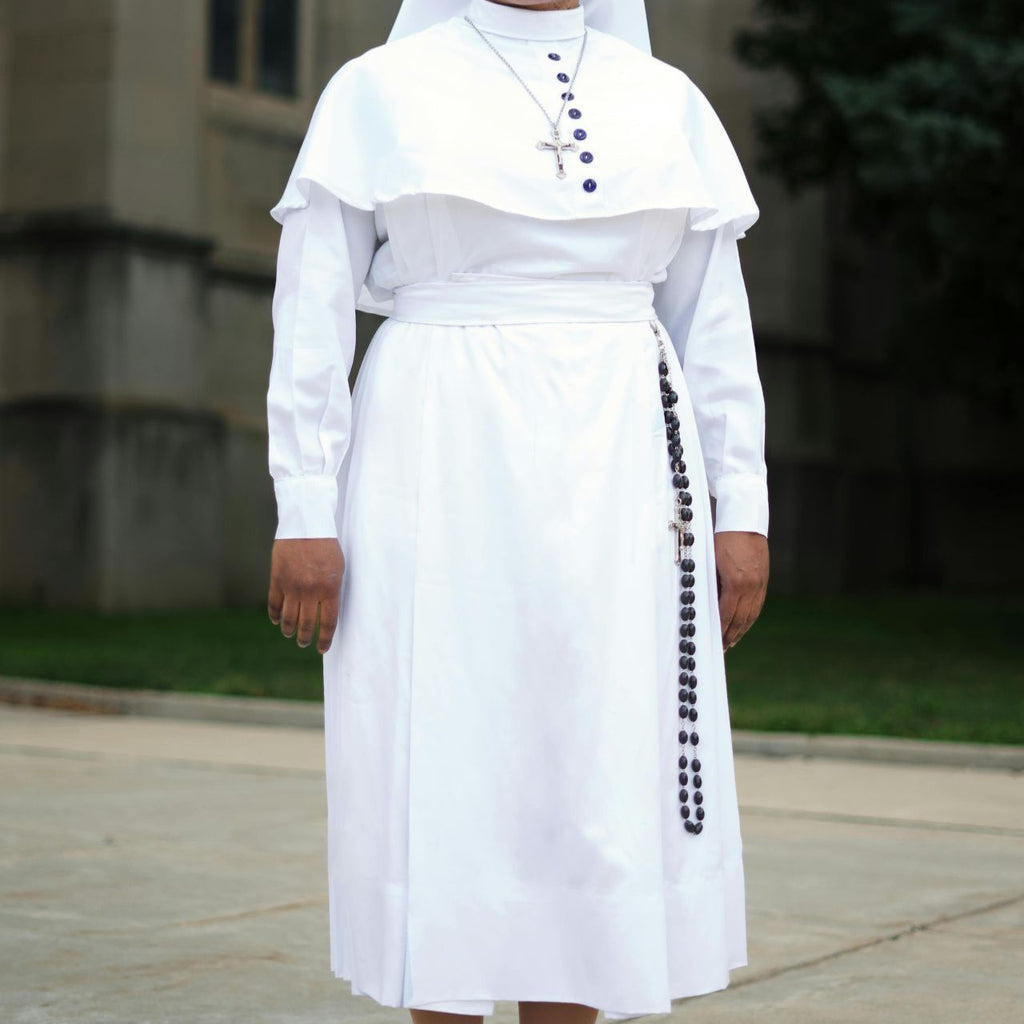 Spiritual White Nun Habit Designed for Devotion | eClergys™