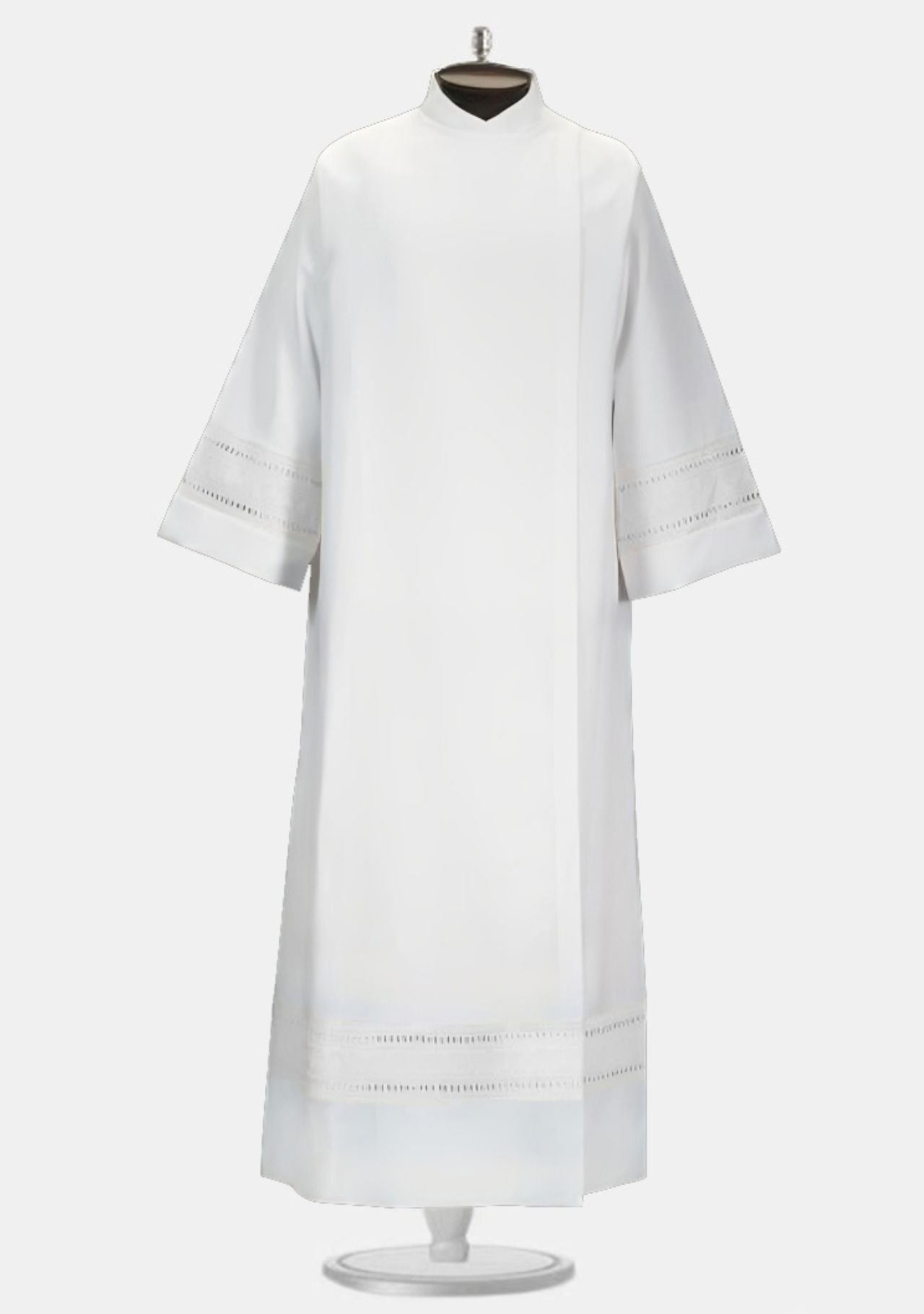 eClergys Alb with Venetian Lace and Taybo Fabric