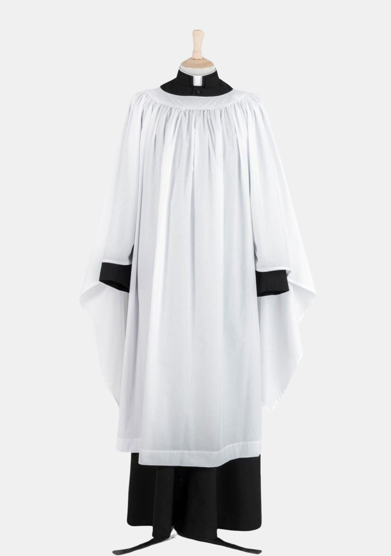 Old English Surplice with Full-Cut Body and Rounded Sleeves – eClergys