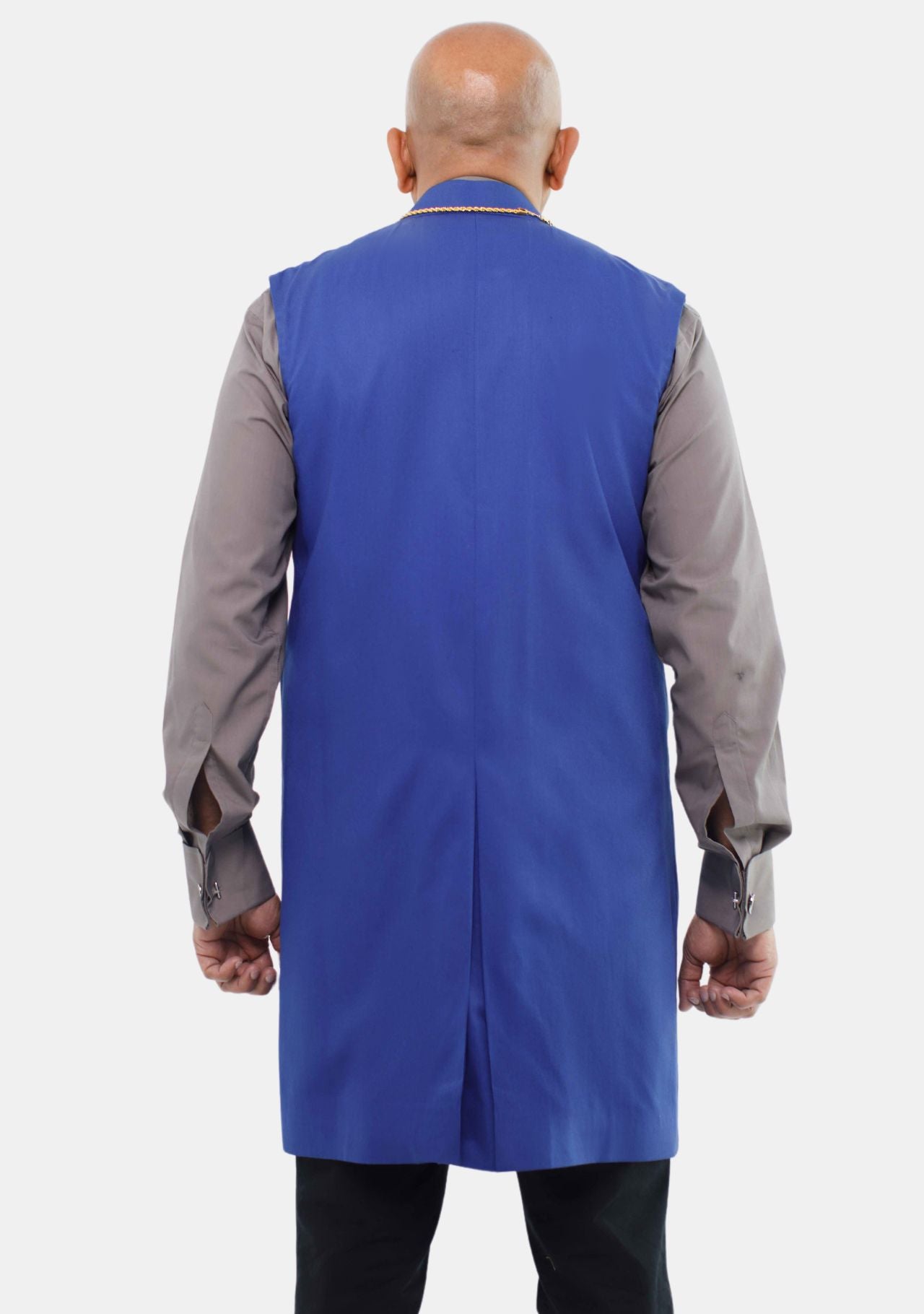 Royal Blue Clergy Apron with 3/4 Length for Ample – eClergys
