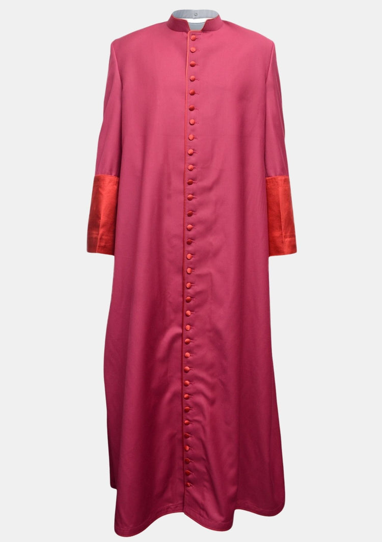 Roman Clergy Cassock for Bishops with Satin Cuffs – eClergys