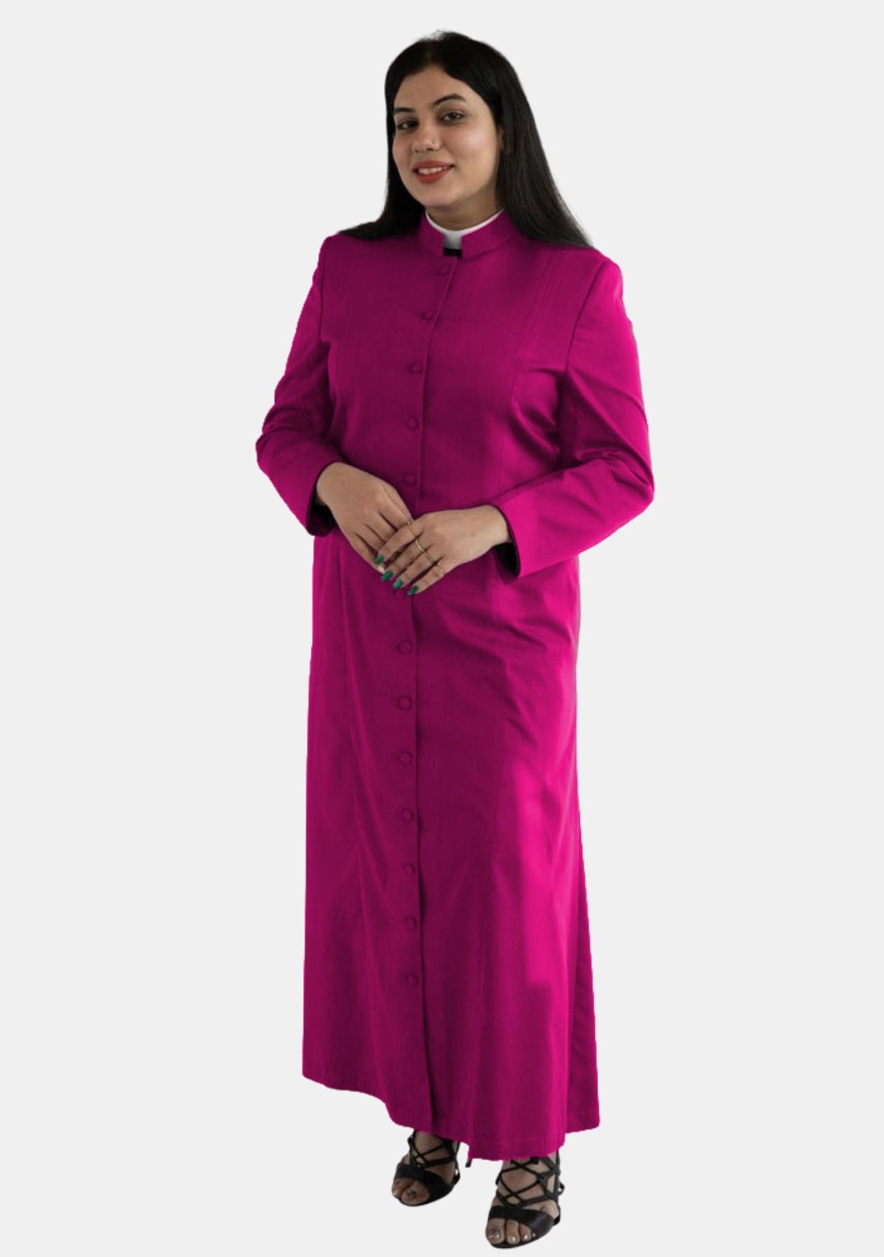 Seraphic Robe for Female Bishop – Red Purple | eClergys™