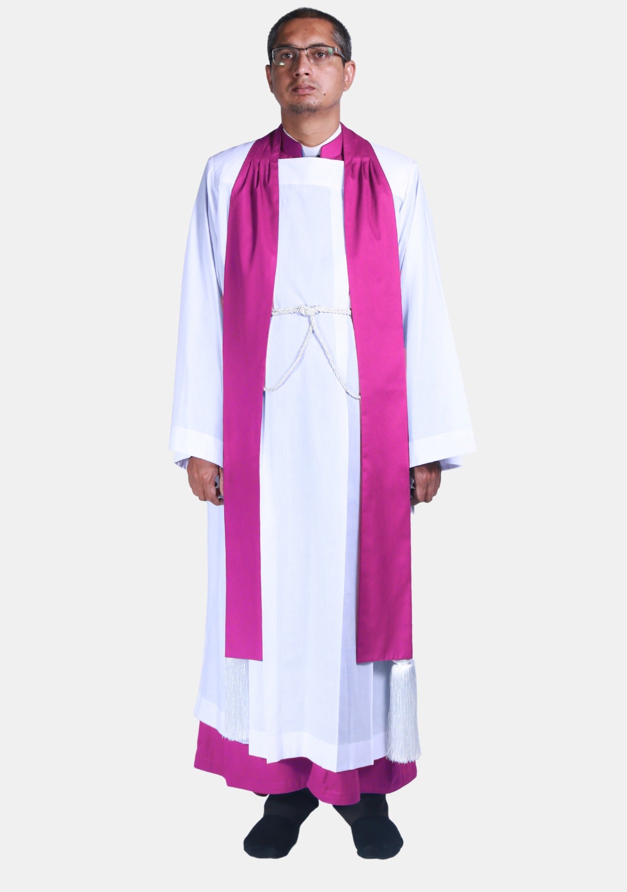 Fuchsia eClergy's Tippet – 7" for Men, 5" for Women! – eClergys