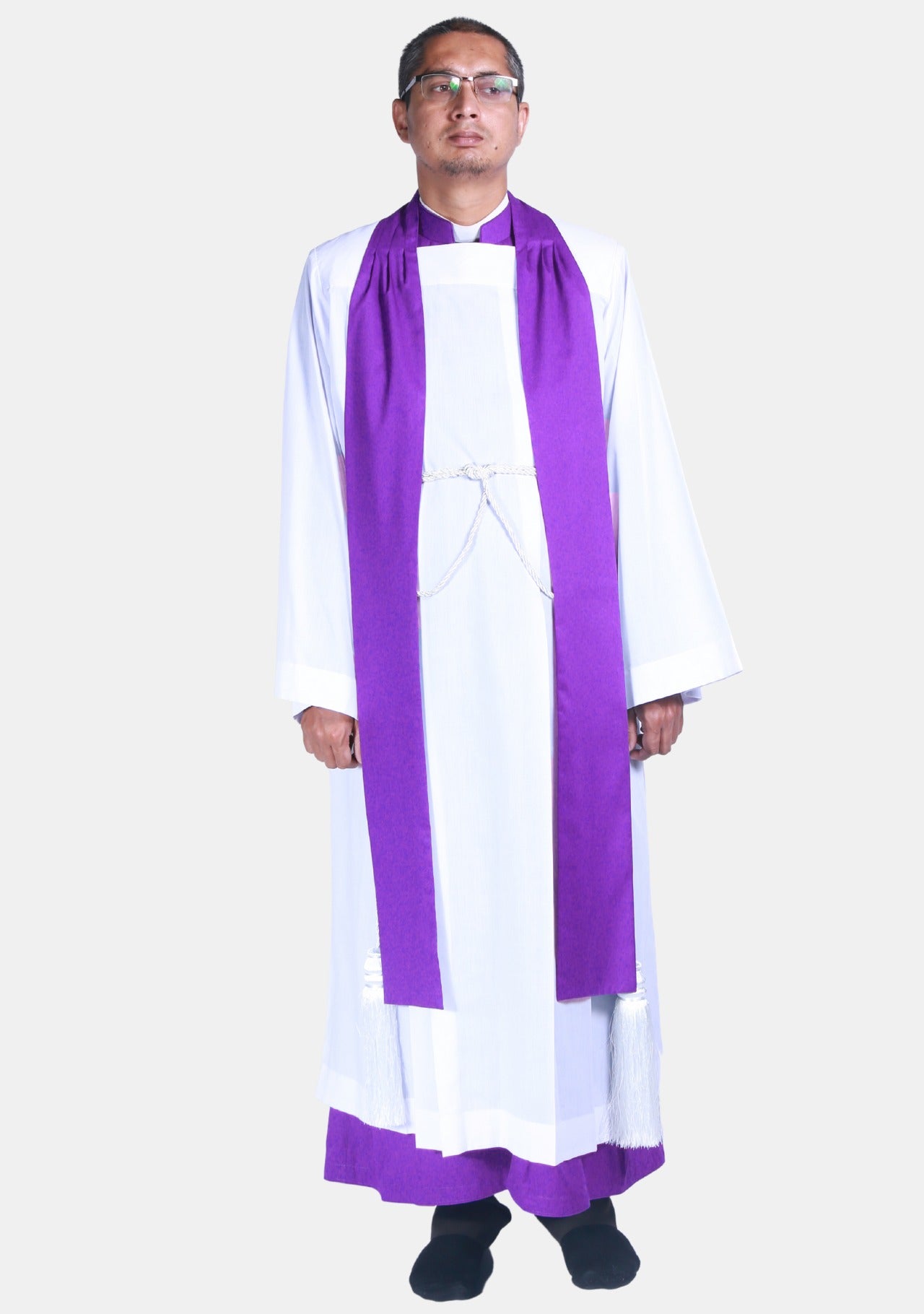 Tippet Stole Clergy Tippet – Purple | eClergys™