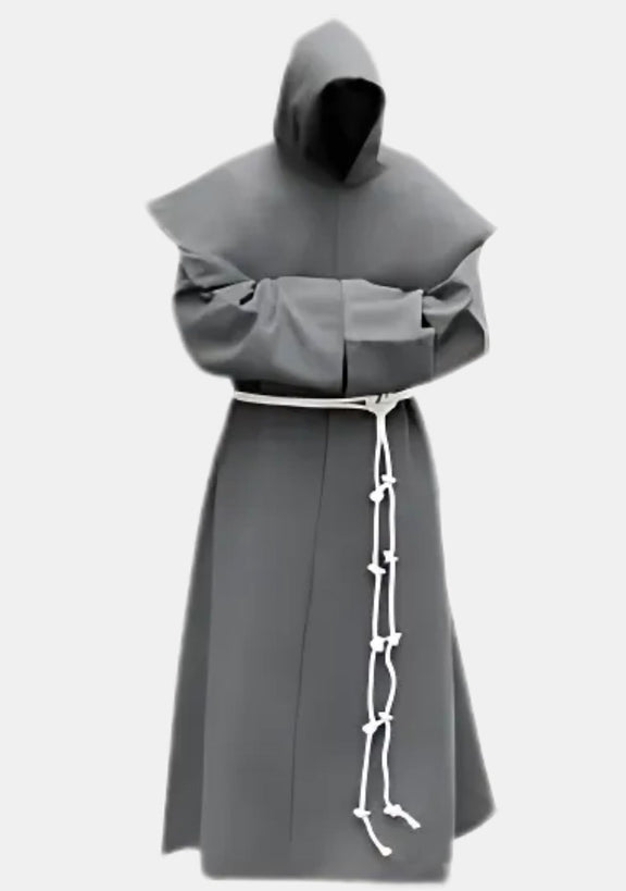 Traditional Gray Monk Robe Inspired by St. Benedict – eClergys