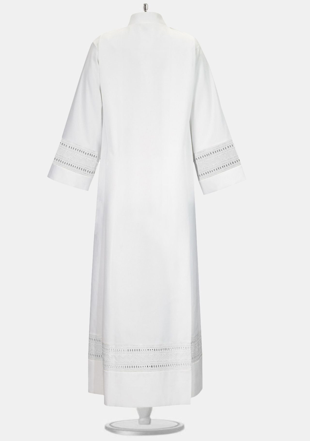 eClergys Alb with Venetian Lace and Taybo Fabric